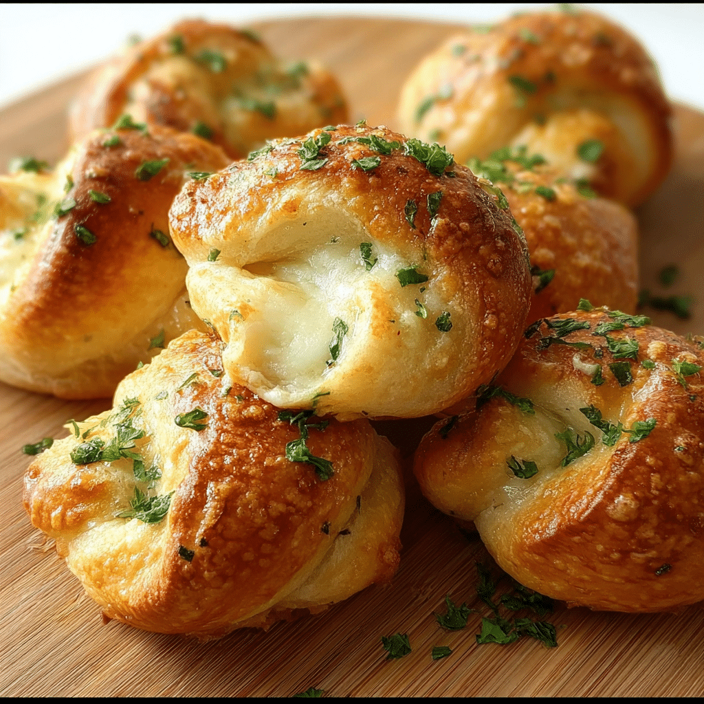 Cheese Filled Garlic Knots